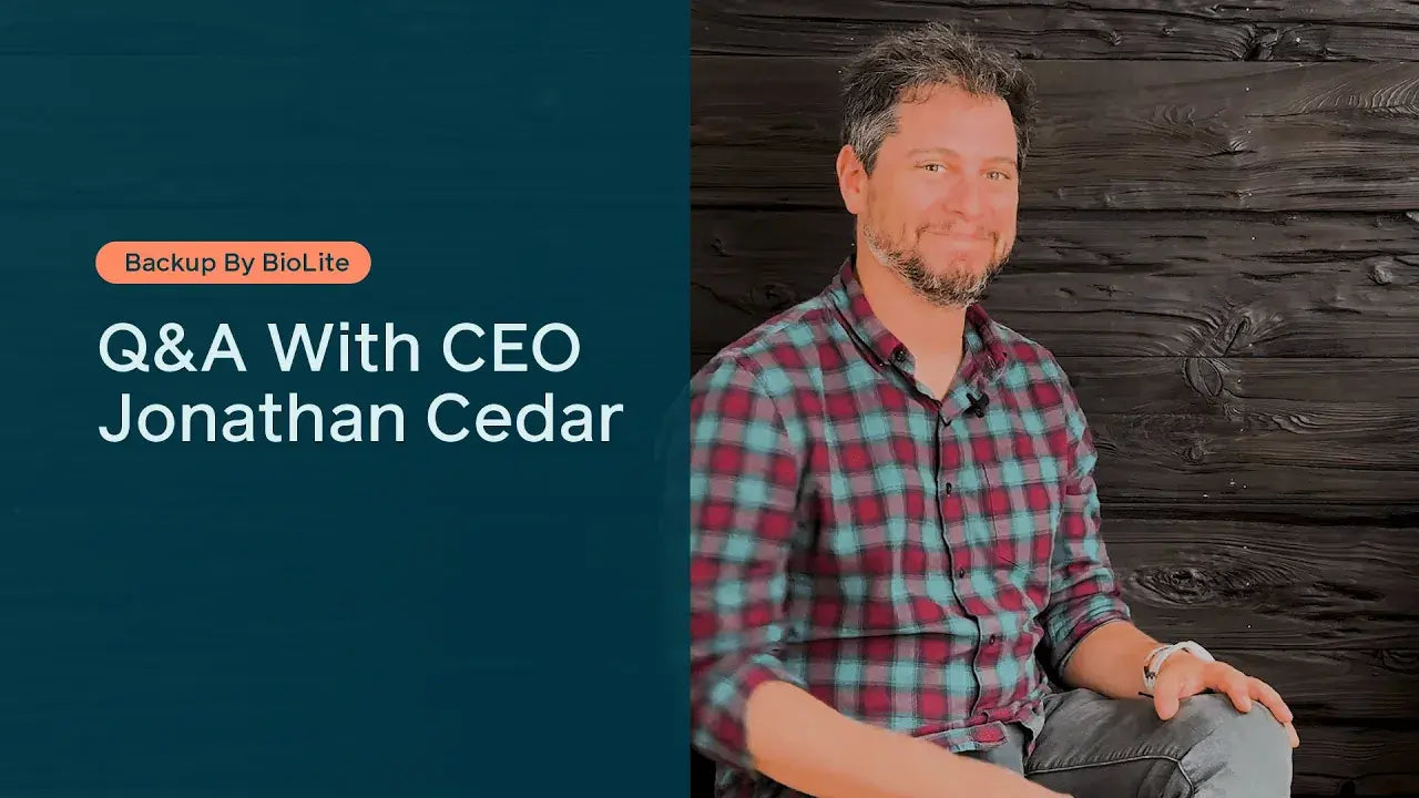 BioLite CEO Jonathan Cedar Answers Your Qs About Backup By BioLite